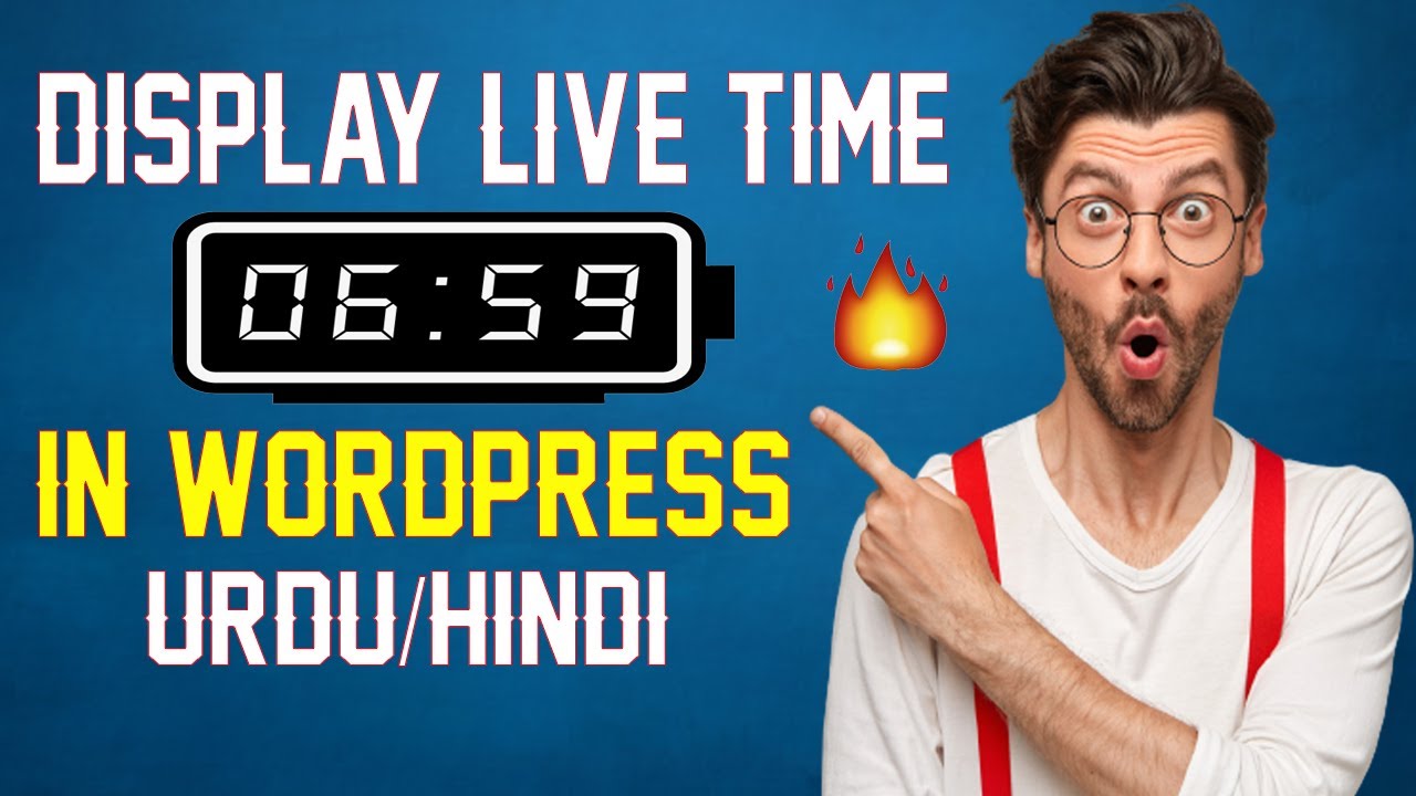 how to display live clock/time in WordPress website | live clock in ...