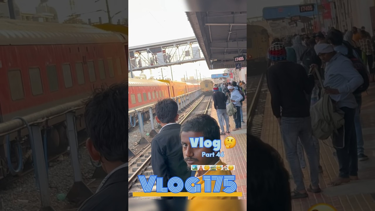 ab kya kiya jaaye…?😅 | Train Ticket , Cancel🚞 | vlog 175 | Tirupati To Amravati | #minivlog ...