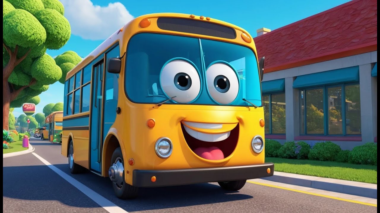 The Wheels on the Bus | Fun Song for Kids | Nursery Rhymes & Kids Songs - YouTube