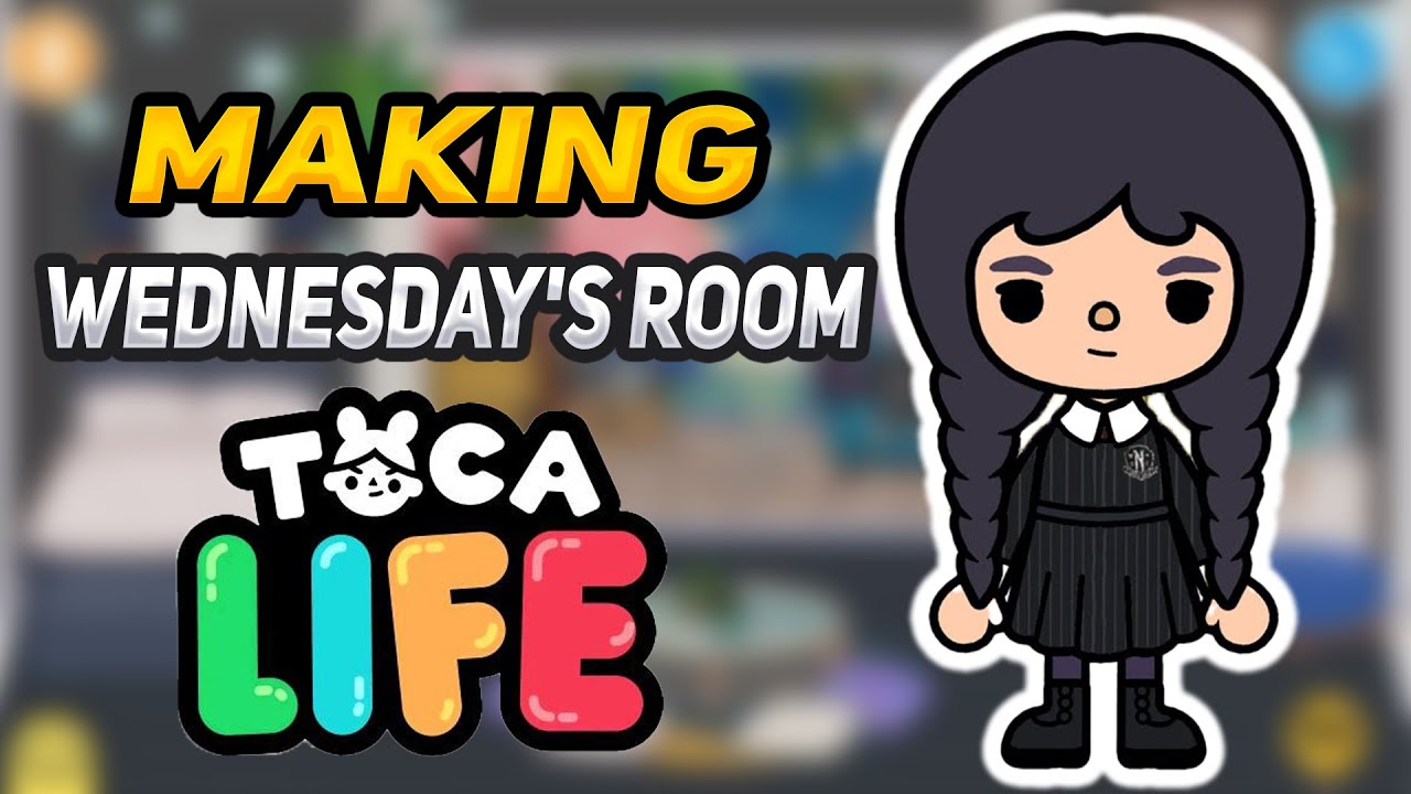Wednesday Addams House Toca Boca 🖤 Addams Wednesday Room Toca Life ...