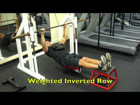 Weighted Inverted Row - YouTube