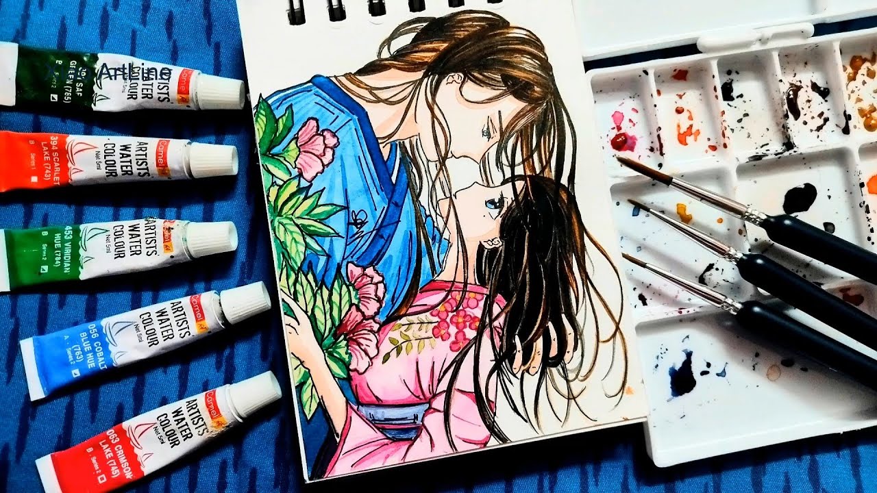 How to draw Miyo Saimori from my happy marriage | using Camel Artist ...