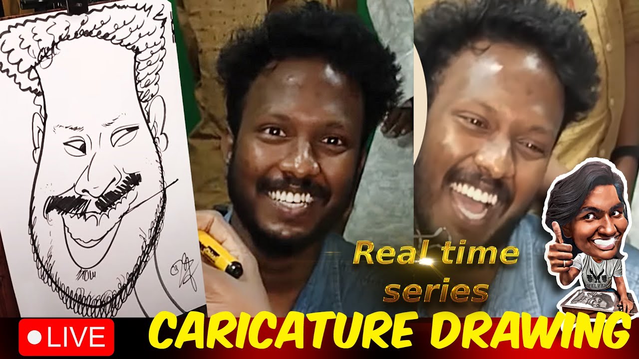 how to draw cartoon face of a person - YouTube