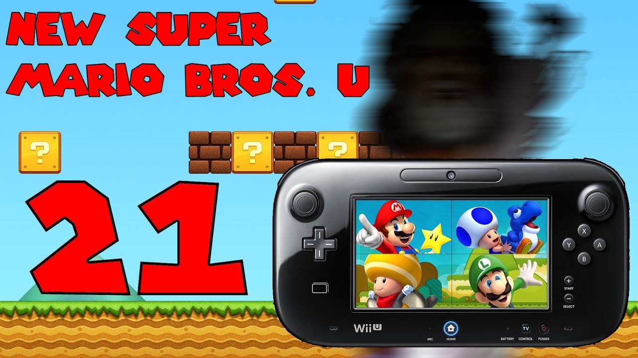 New Super Mario Bros U Part 21- Spinning Cogs - YouTube
