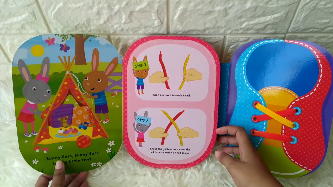 Tiny Tots Lace Up - My First Shoe Book (With a Practice Shoelace and ...