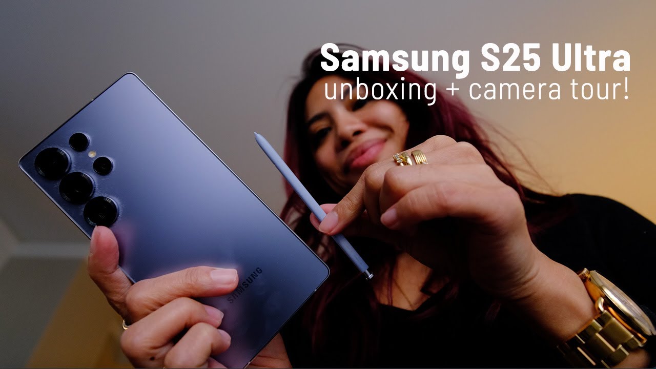 Samsung S25 Ultra unboxing + CAMERA TOUR - YouTube