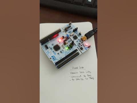 STM32 Nucleo F401RE blinking LED example - YouTube