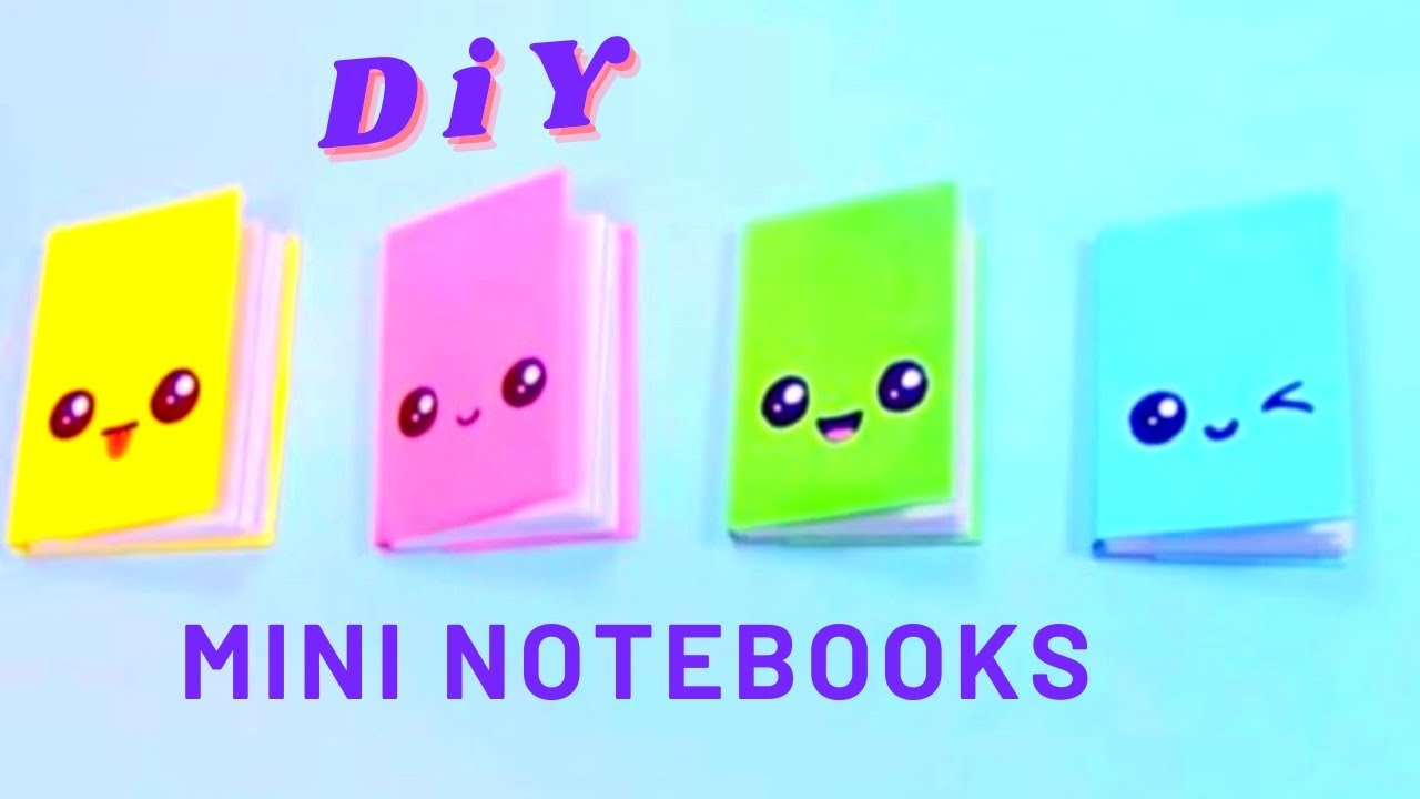 How To Make Cute Diy Mini Notebooks 📒 || Shreya Sharma Art & Craft ...