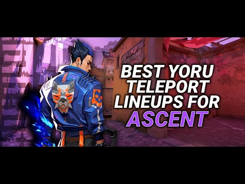 Yoru Lineups For Ascent | Valorant - YouTube