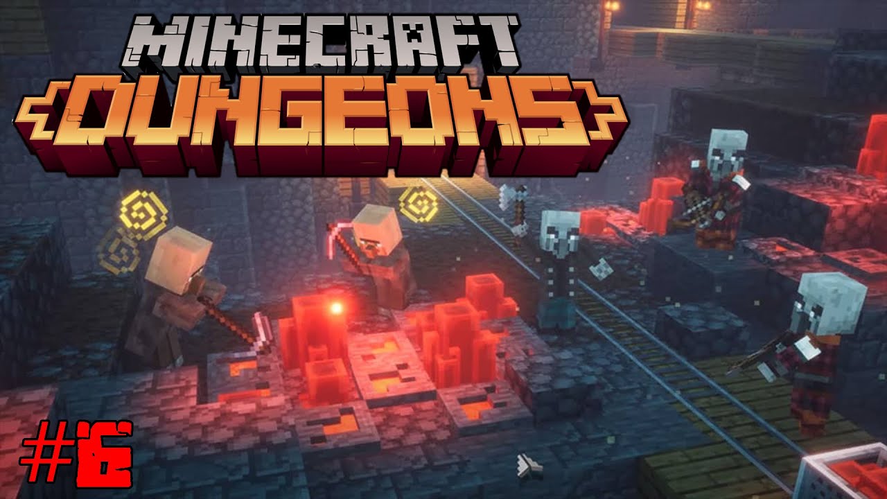 Minecraft Dungeons #6 MINE DE REDSTONE - YouTube