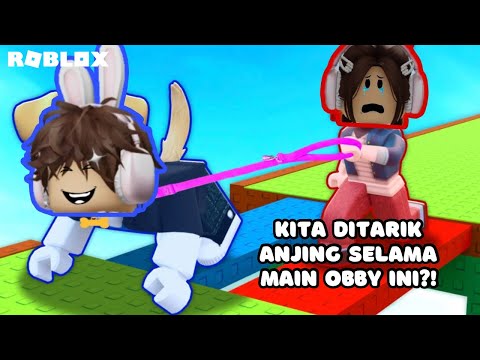 MAIN BARENG ANJING DI ROBLOX?! SERU BANGET!🤣 | DOG WALK 2 PLAYER OBBY ROBLOX