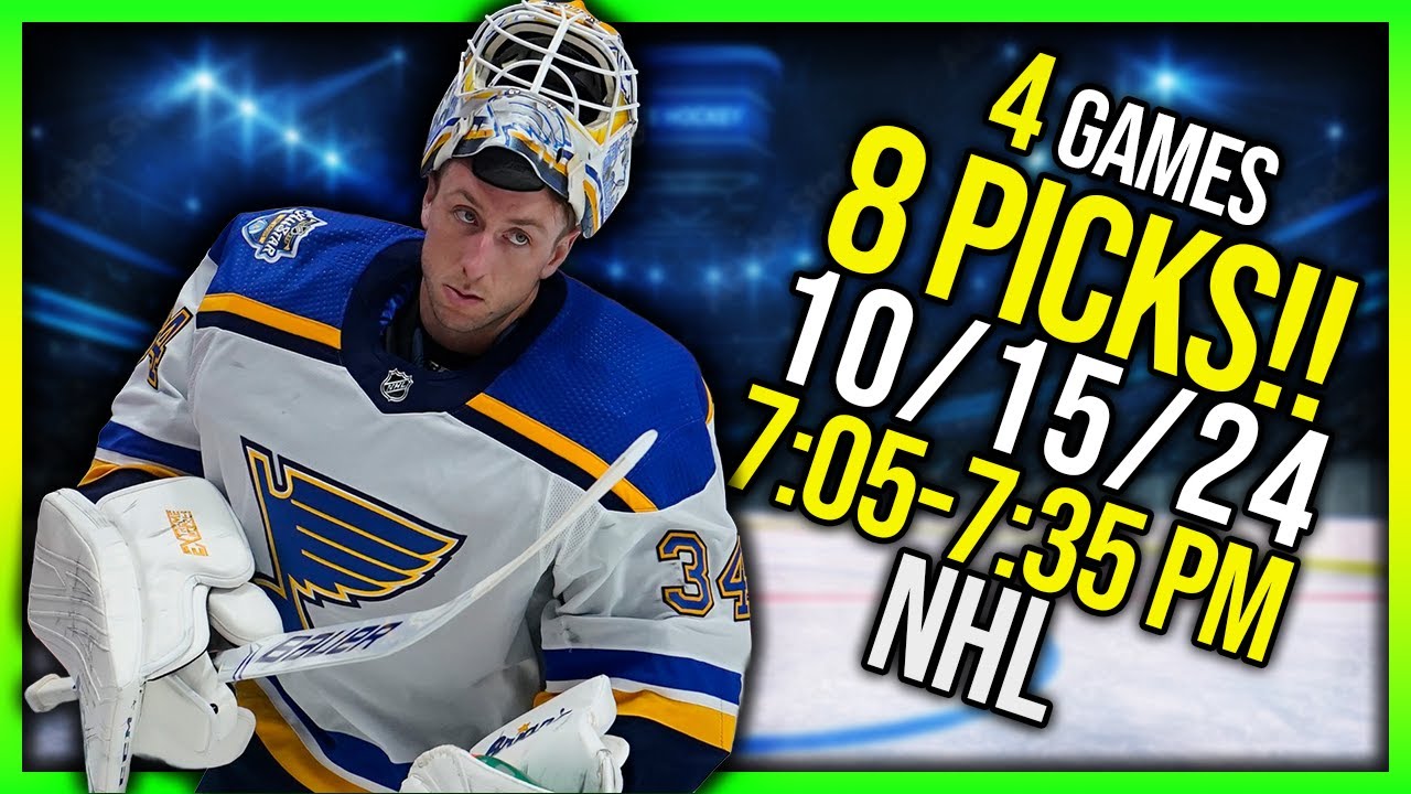 Free NHL Picks Today 10/15/24 NHL Picks and Predictions - YouTube