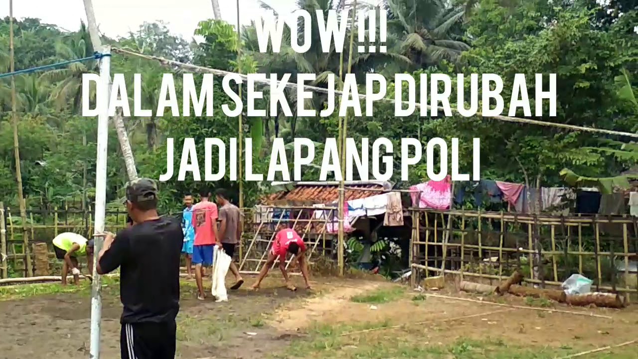 LUAR BIASA DALAM SEKEJAP MEMBUAT LAPANG POLI TARKAM - YouTube