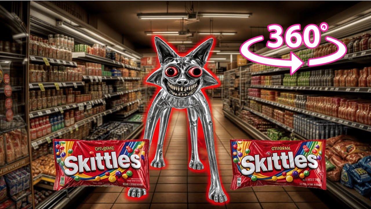 🍬360º VR ZOONOMALY SKITTLES MEME, Zookepers, Slime cat - YouTube