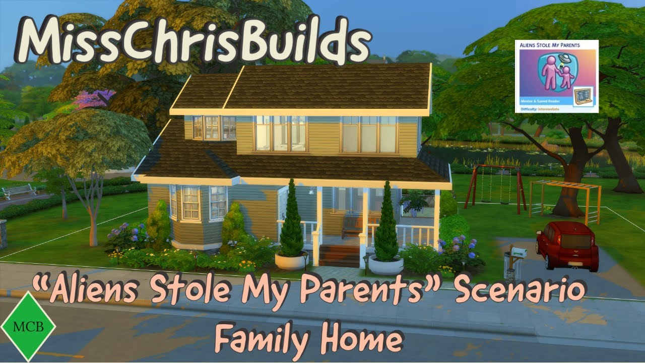 "Aliens Stole My Parents" Family Home - Sims 4 Speed Build Series ...
