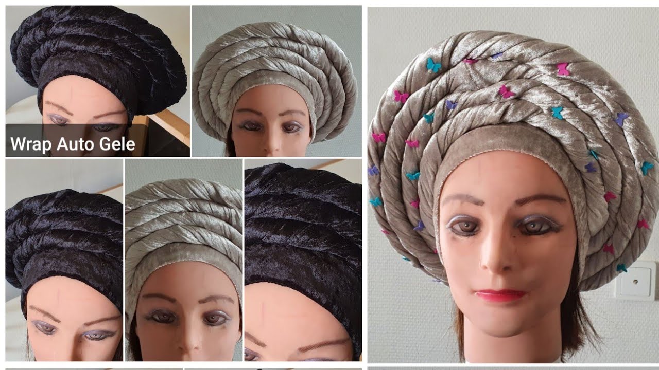 Amazing, Newest Wrap Auto Gele Tutorial - YouTube