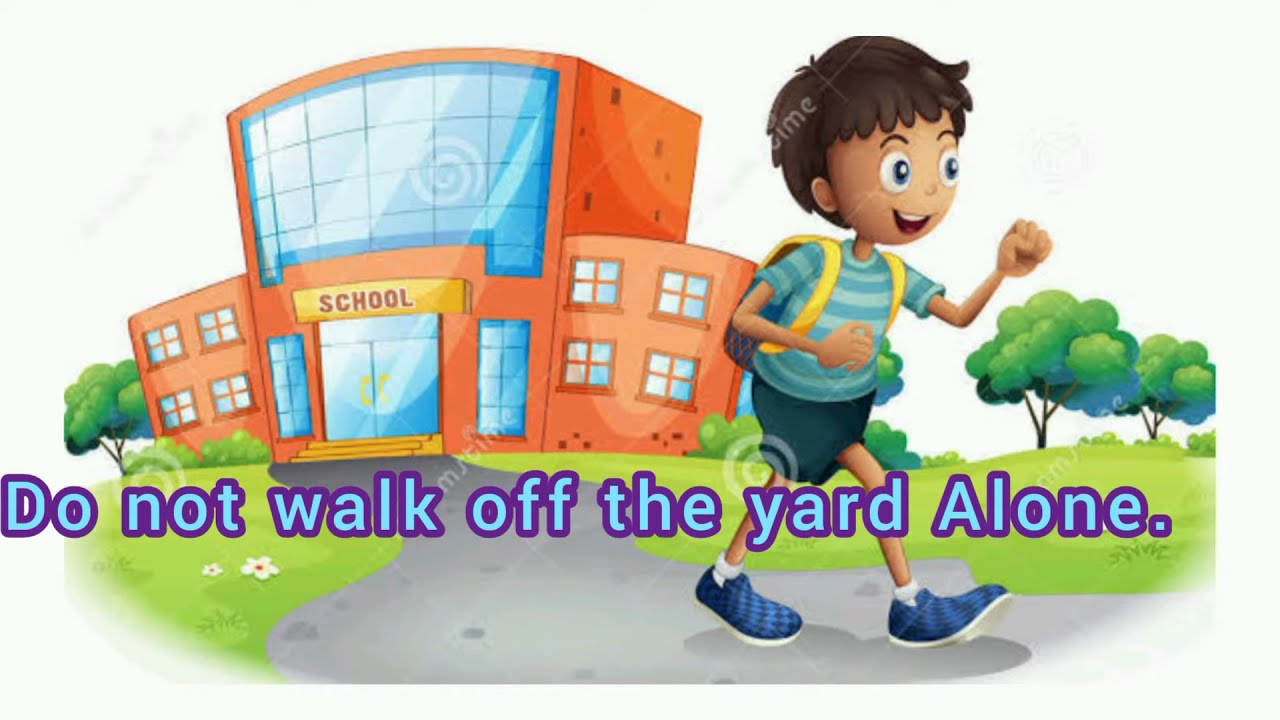 SAFETY RULES AT SCHOOL FOR KIDS - YouTube