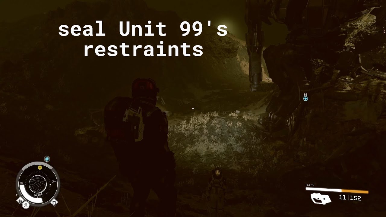 Starfield - Find a way to seal Unit 99's restraints - YouTube