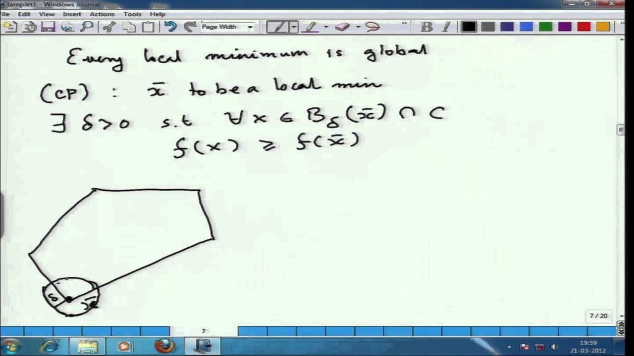 Mod-01 Lec-02 Convex Optimization - YouTube