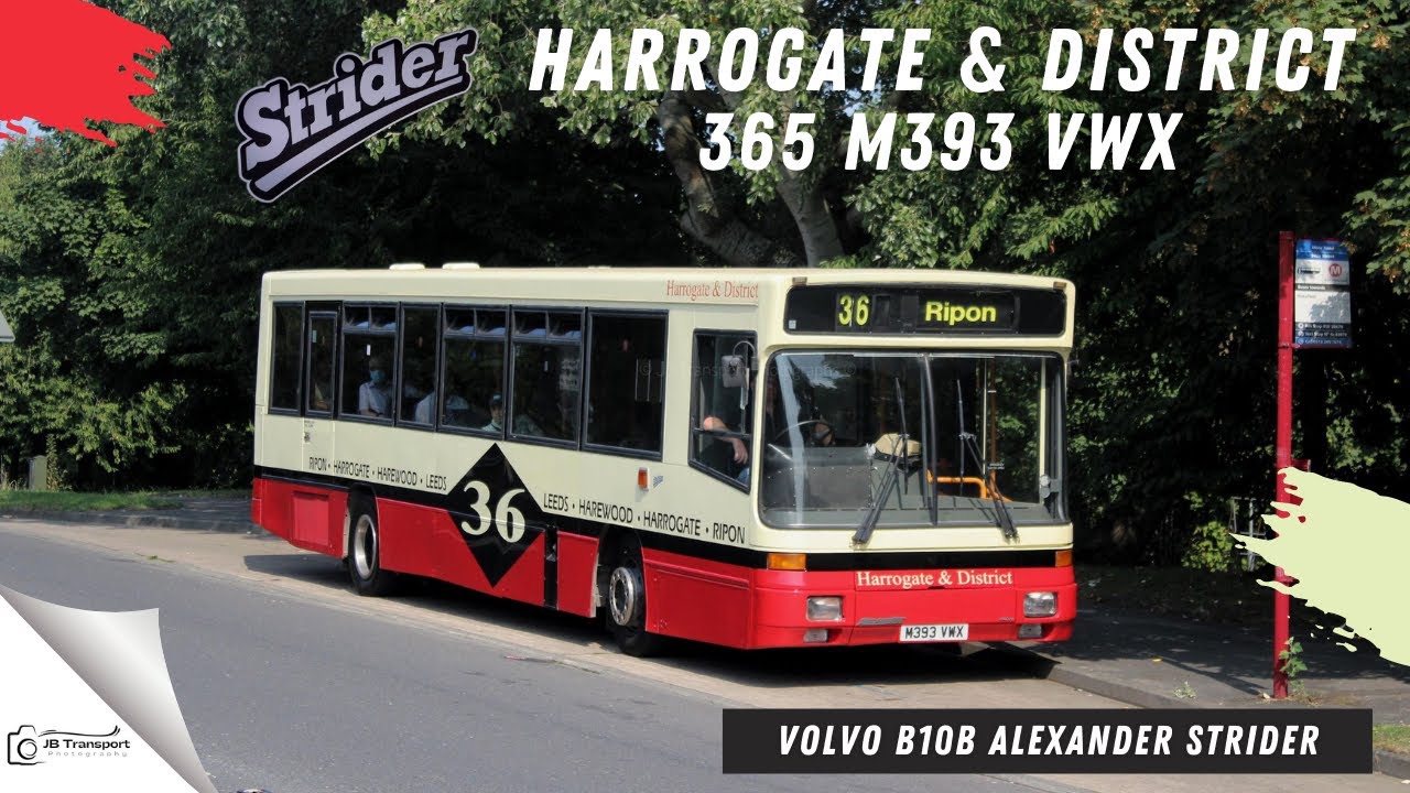 Preserved : Harrogate & District 365 M393 VWX - Volvo B10B Alexander ...