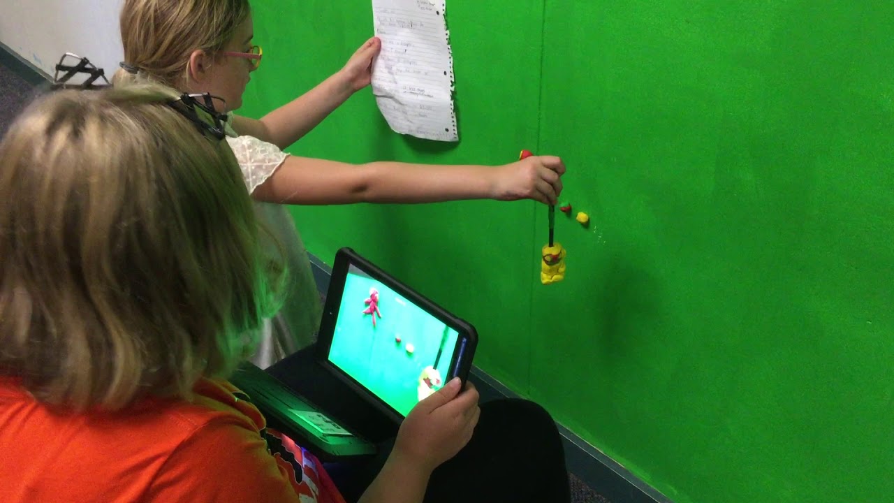 Students Recording Math Story with Green Screen - YouTube