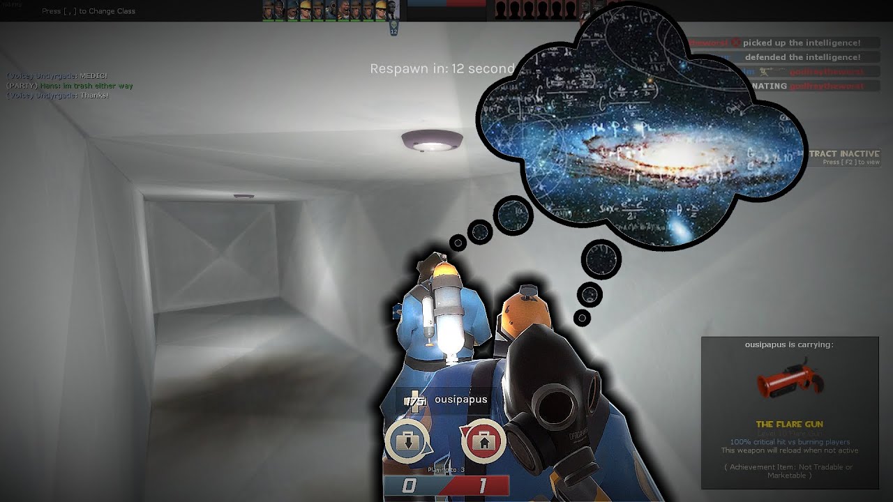 TF2 players using 100% of their brain - YouTube