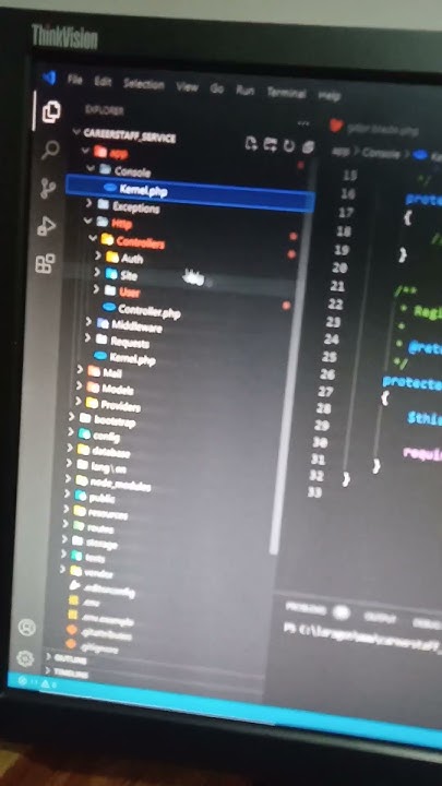 Console Kernal Vs Kernal Php Laravel Shorts Youtube