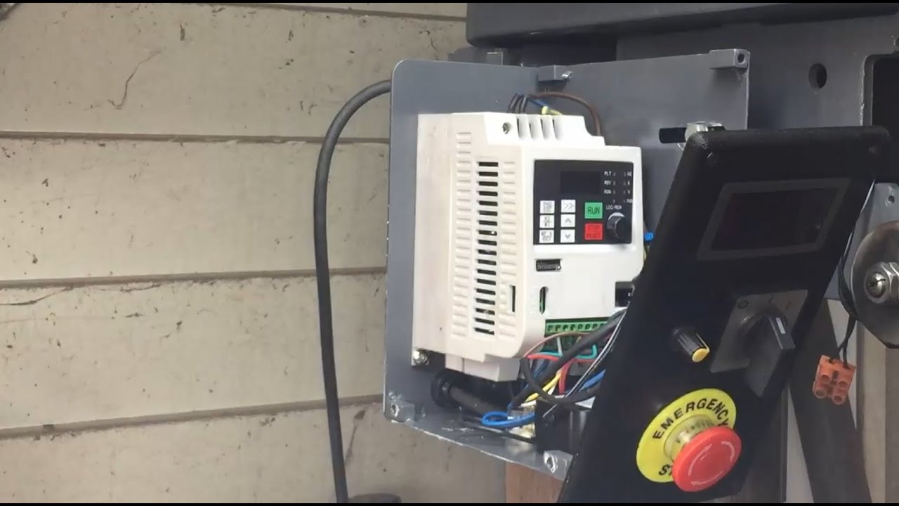 Installing a VFD? This is how I covered mine for safety - YouTube
