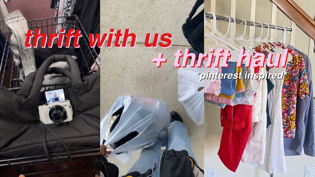 thrift with me + pinterest inspired thrift haul | GENE Boutique - YouTube