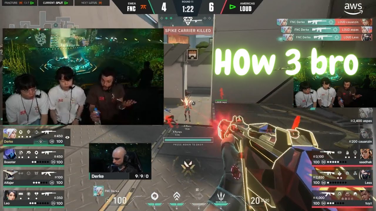 Derek proving Phantom is the best Gun --Grand Final LOUD vs Fnatic ...