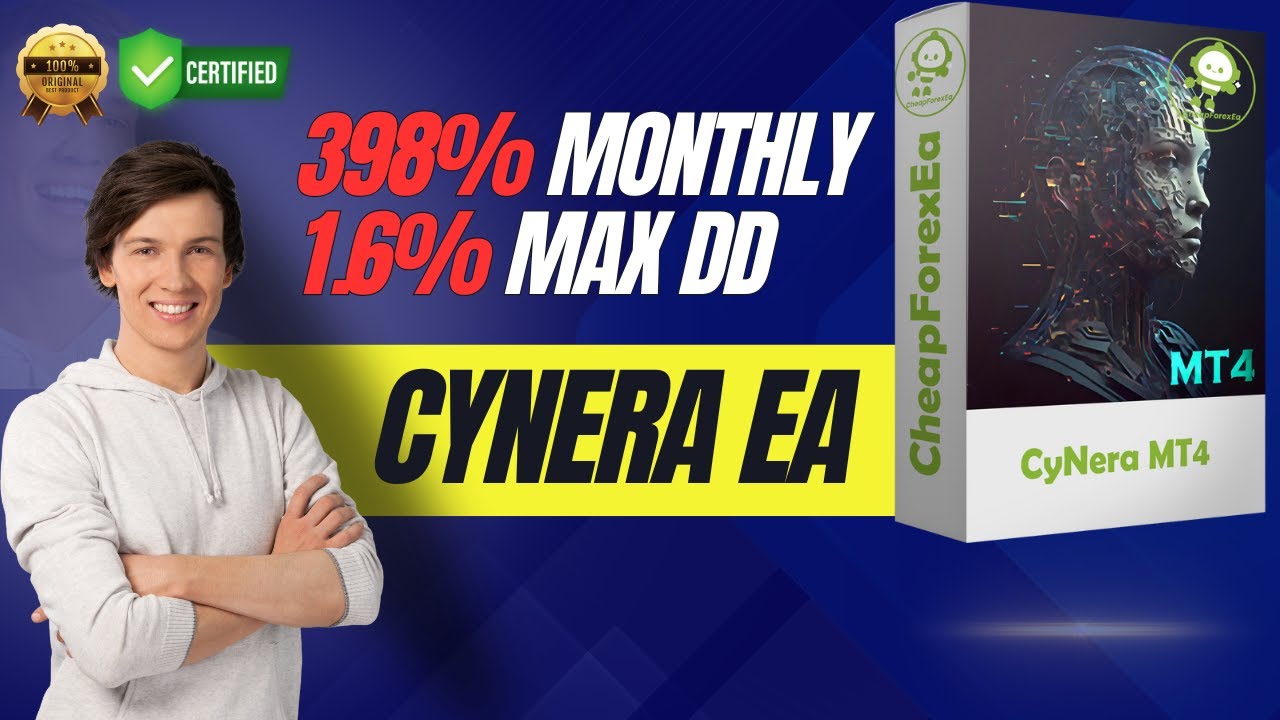 CyNera EA MT4 - Best EA For XAUUSD (Reach 398% with 1.6% DD) - YouTube