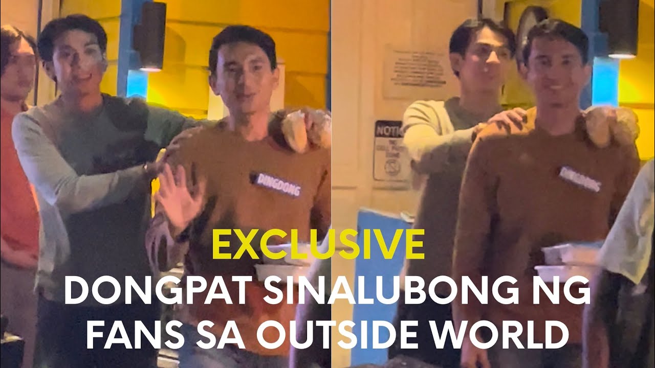 EXCLUSIVE FOOTAGE: DONGPAT outside the PBB HOUSE - YouTube