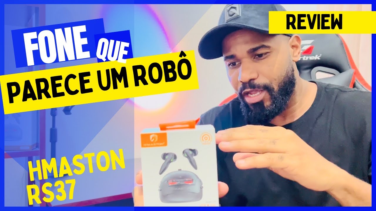 FONE DE OUVIDO HMASTON RS37 robô com capacete - YouTube