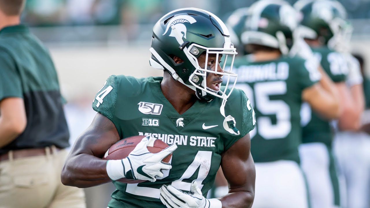 Elijah Collins || Michigan State Running Back || 2019 Highlights - YouTube
