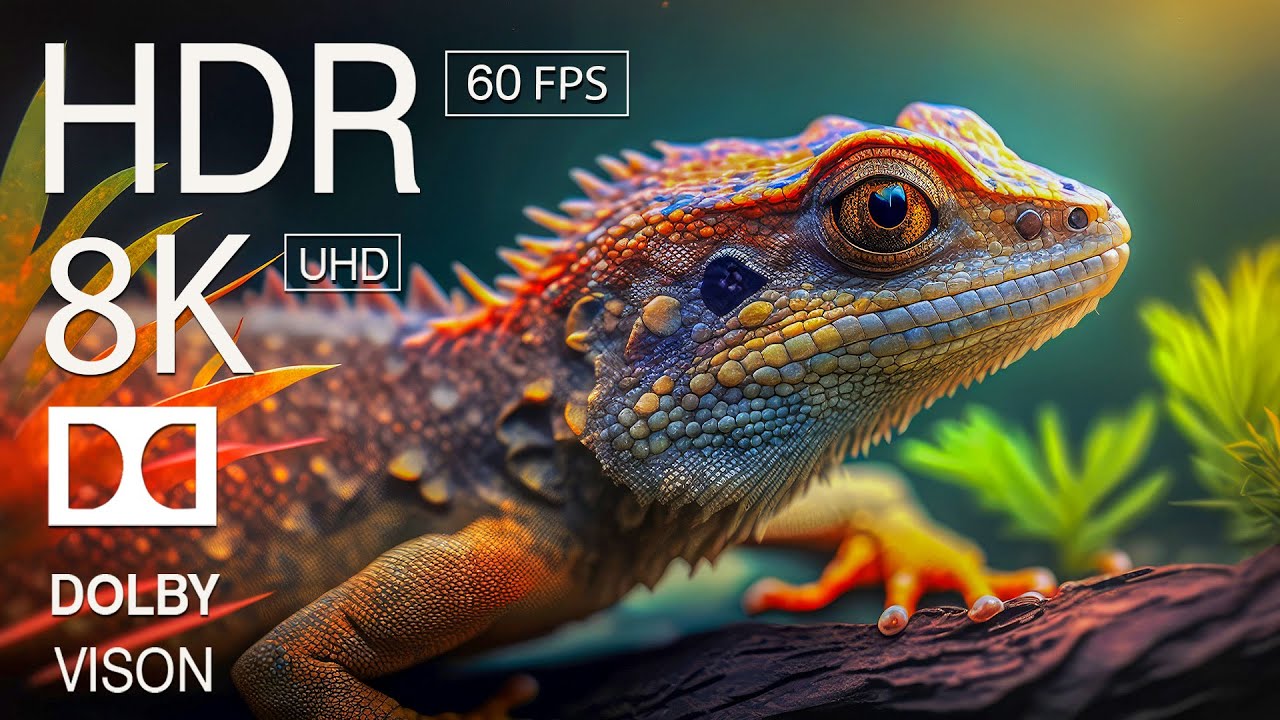 8K HDR 60FPS DOLBY VISION - BEAUTIFUL ANIMALS - AMAZING WORLD OF YOUNG ...
