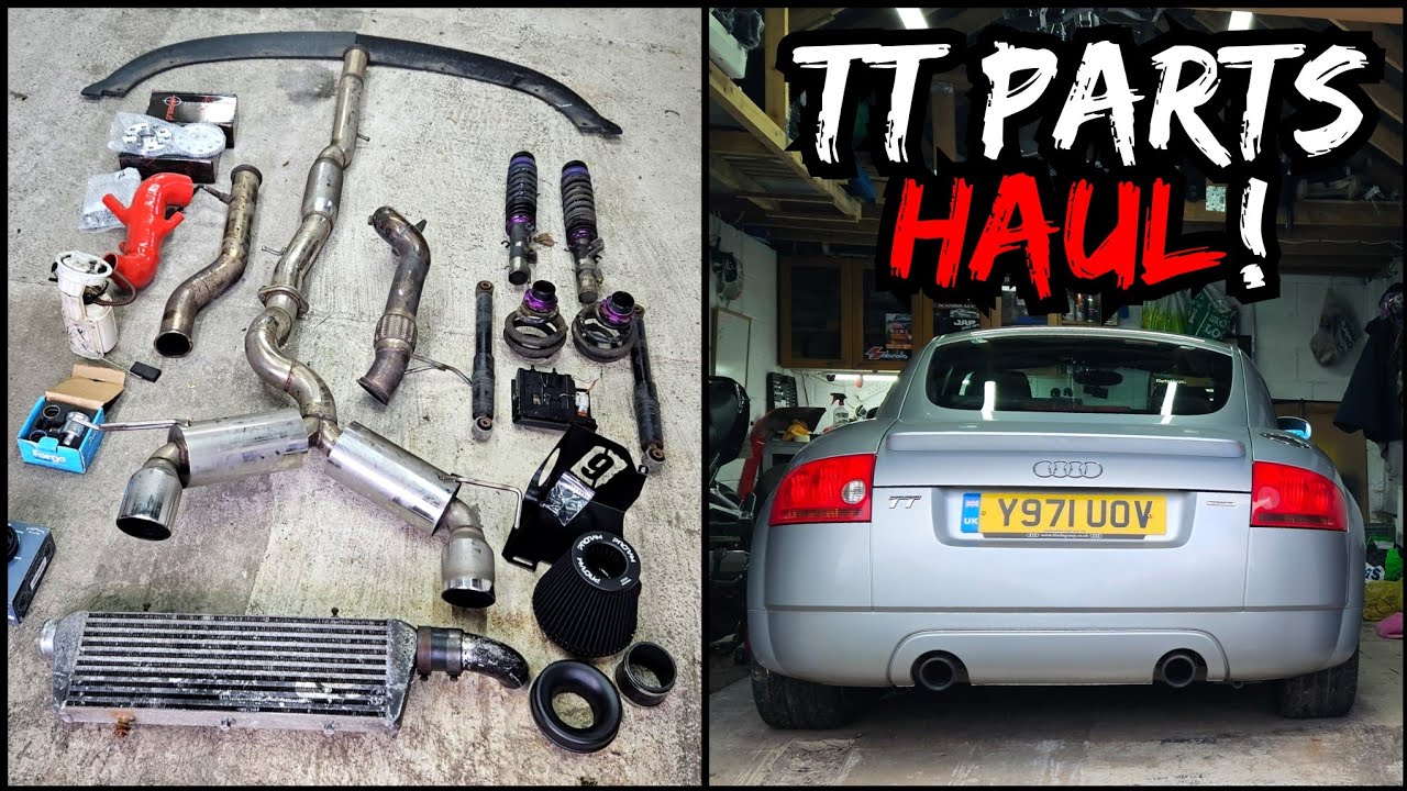 Audi TT Mk1 225 Project Car Parts Haul Modifications, Build series ...