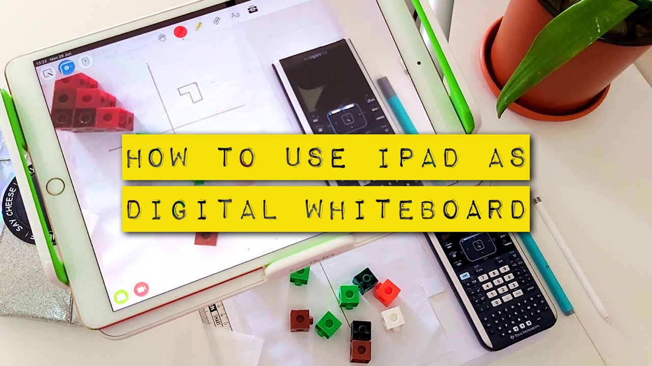 How to use an iPad as a Document Scanner for online lessons - YouTube