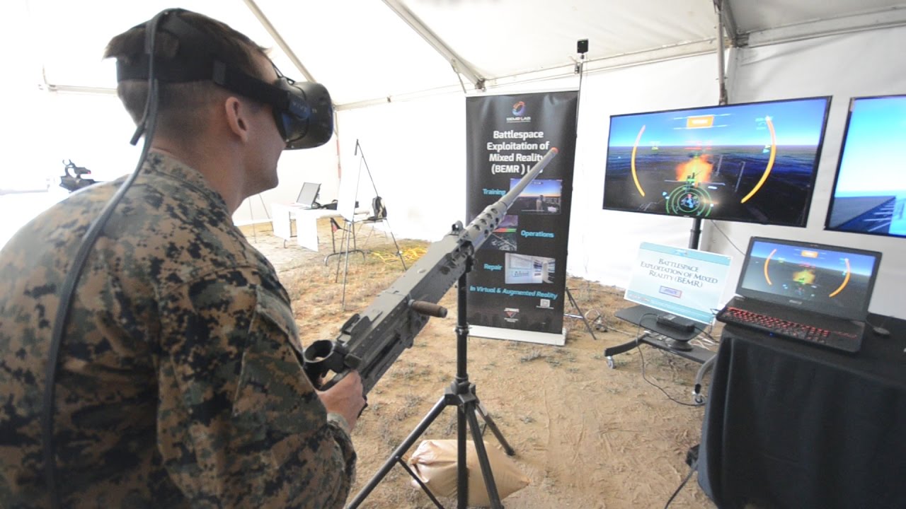 The Navy thinks this incredible VR video game can make machine gunners ...