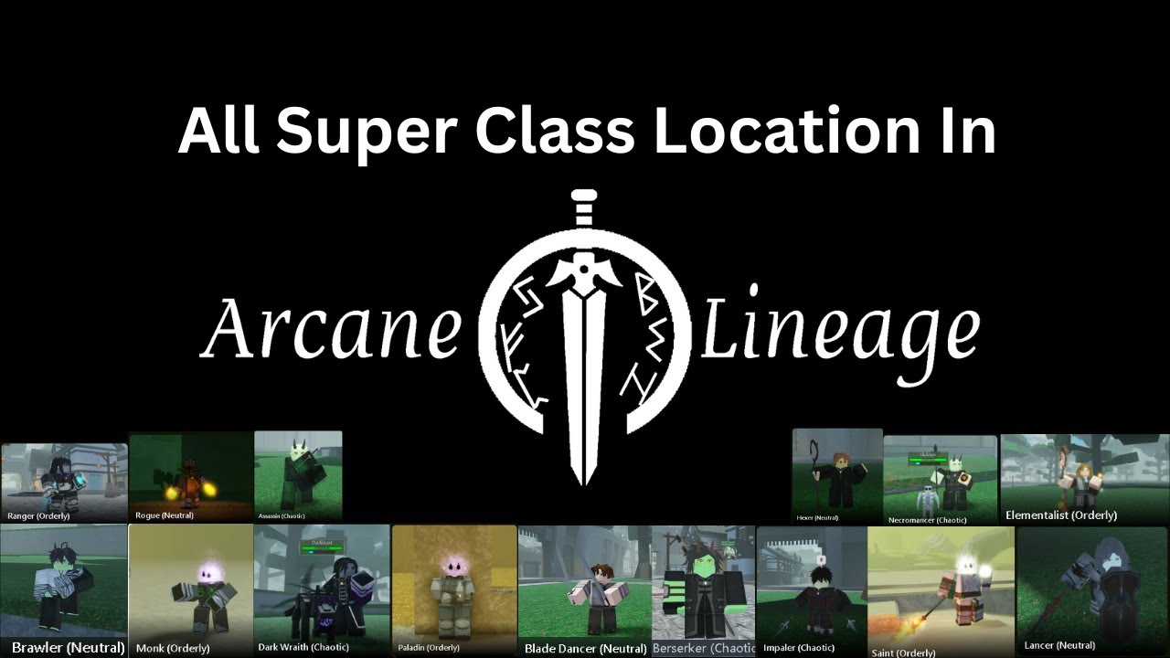 All Super Class Locations On New Map Arcane Lineage Dark And Light ...