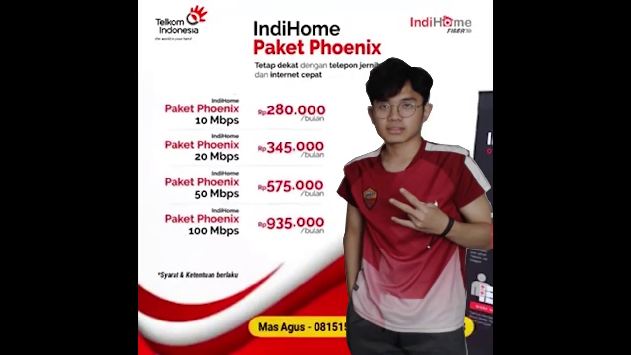 Napking cosplay iklan indihome paket phoenix - YouTube