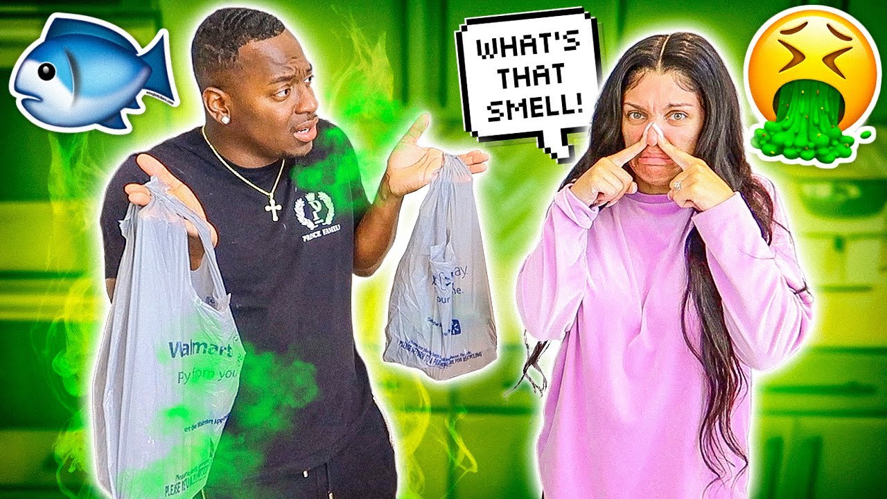 COMING HOME FROM THE GROCERY STORE SMELLING LIKE CATFISH PRANK **BAD ...