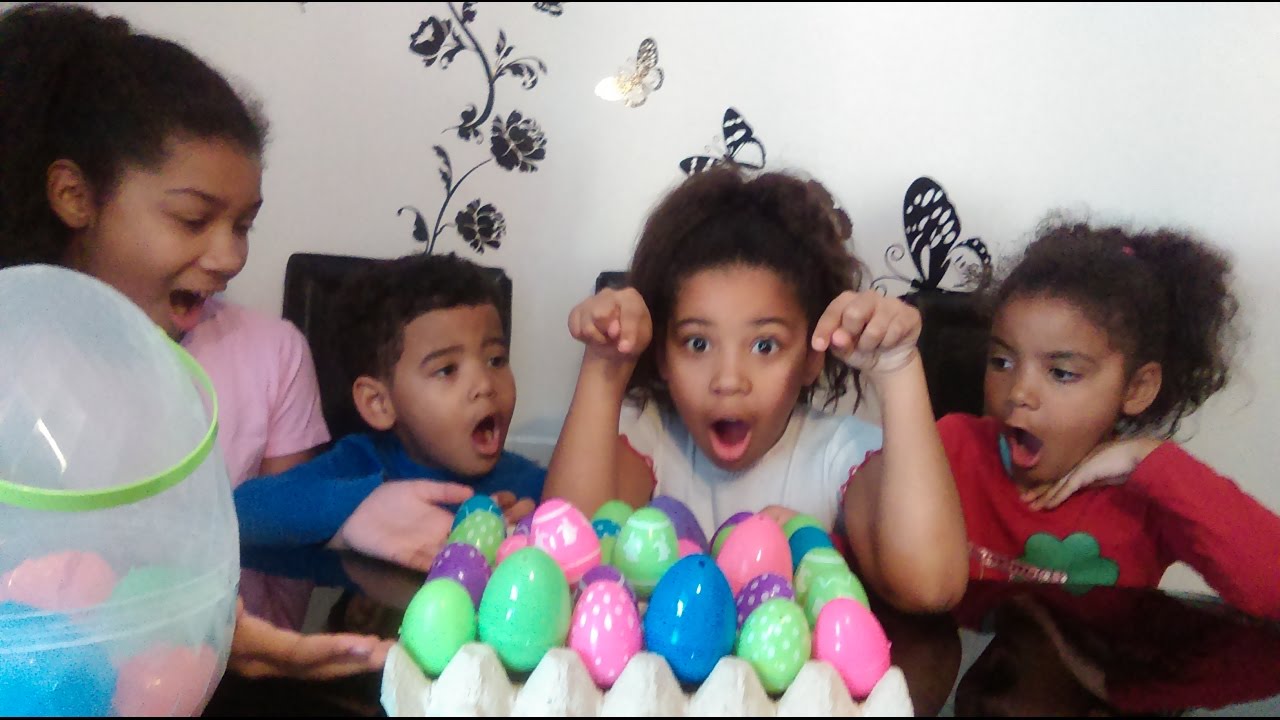Crazy Funny Easter egg roulette challenge - YouTube