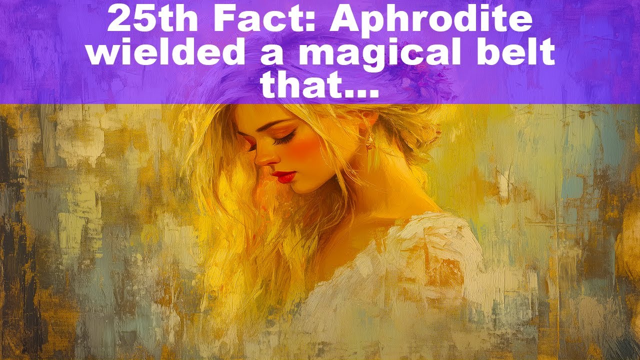 🌎 25 Interesting Facts About Aphrodite - YouTube