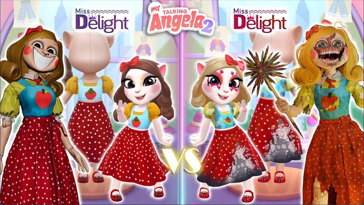 My talking Angela 2 | Miss Delight | New Update | cosplay - YouTube