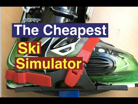 Cheapest Ski Simulator - Ski Trainer - YouTube