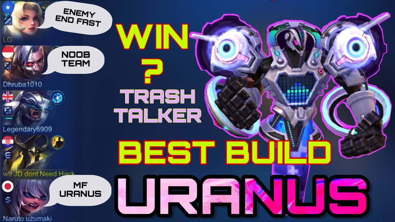 URANUS BEST BUILD 2022, URANUS BEST GAMEPLAY, BEST SPELL & EMBLEM ...