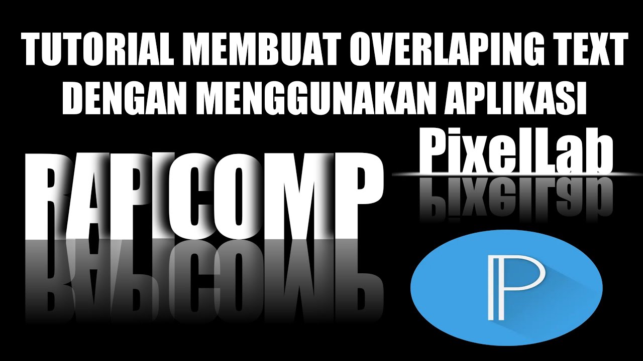 TUTORIAL LENGKAP DAN GRATIS CARA MEMBUAT DESAIN OVERLAPING TEXT DENGAN ...