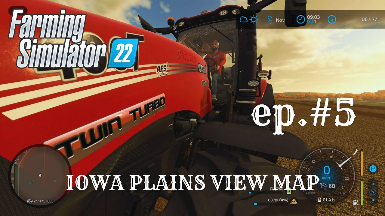 Iowa Plains View map_ep.#5|PS5|Farming simulator 22 - YouTube