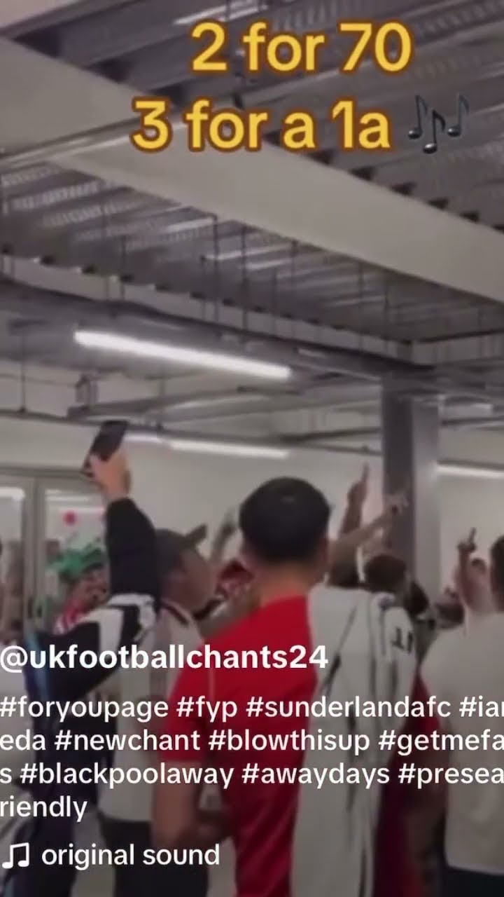 Ian poveda chant Sunderland #football #footballchants #chants #baller # ...