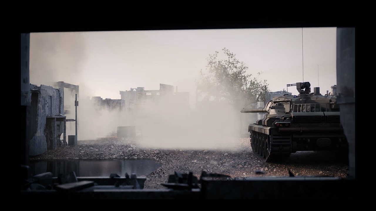 Blender - War scene - YouTube